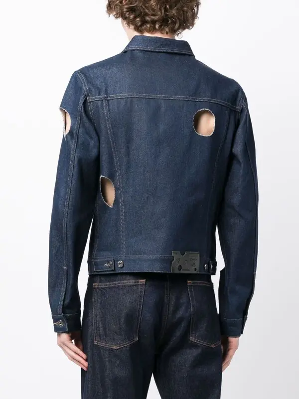 Off-White Cut-out Denim Jacket