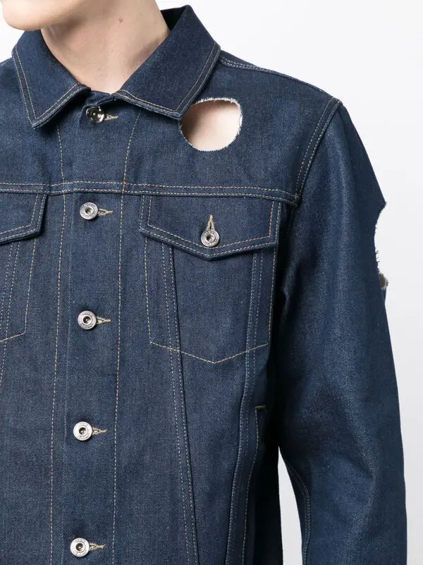 Off-White Cut-out Denim Jacket