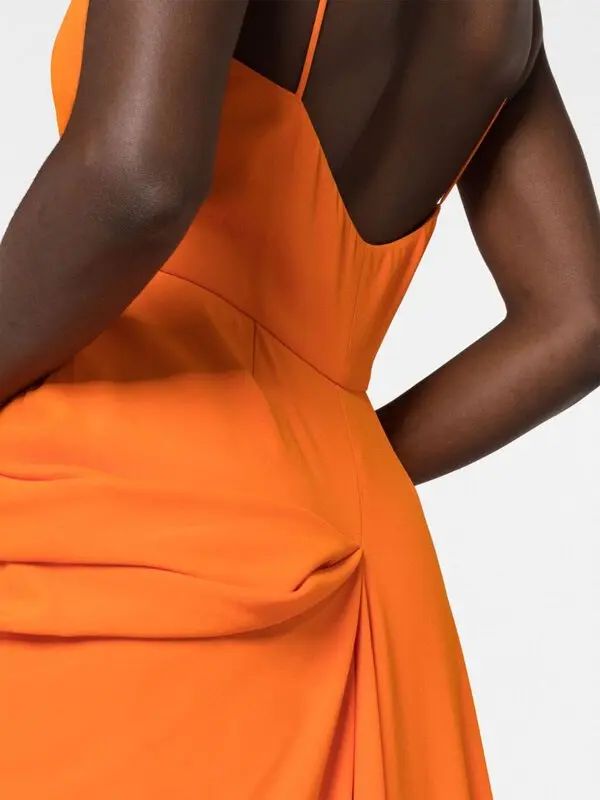 Alexander McQueen Draped Midi Dress