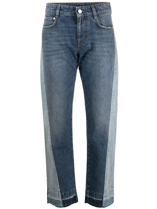 Stella McCartney Colour-block Straight-leg Jeans
