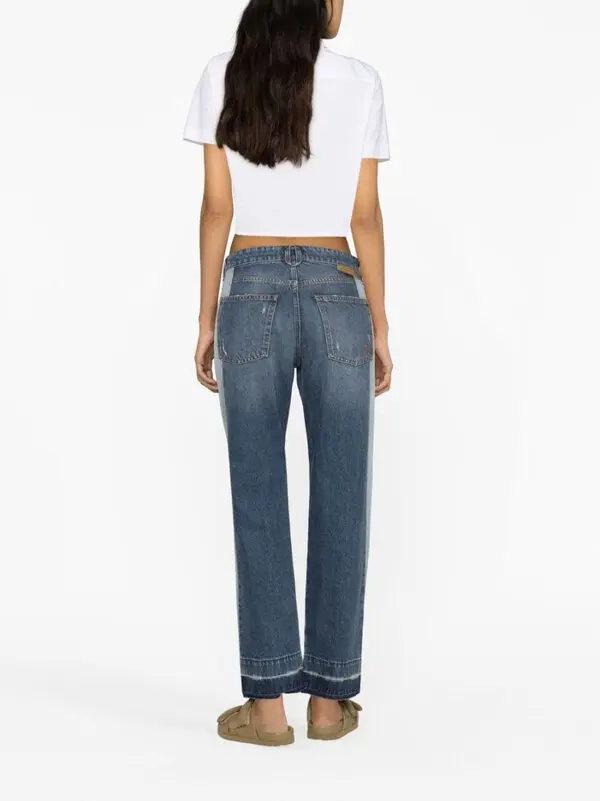 Stella McCartney Colour-block Straight-leg Jeans