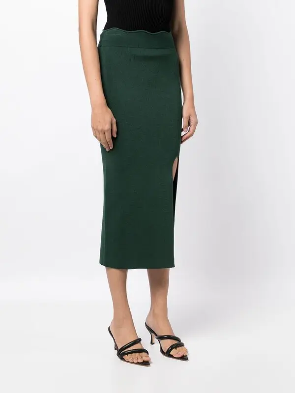 Galvan Delia Knitted Pencil Skirt