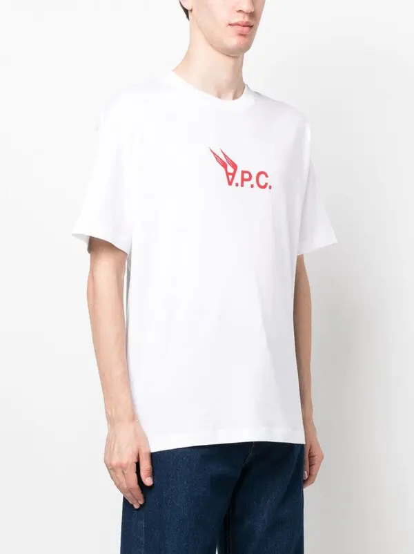 A.p.c. Hermance Logo-print Cotton T-shirt