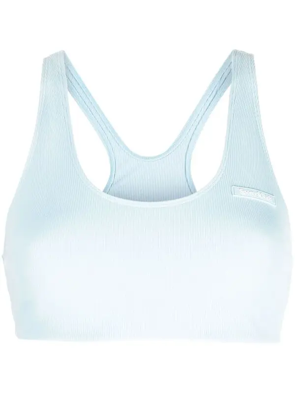 SPORTY & RICH Racerback Ribbed Tank Top
