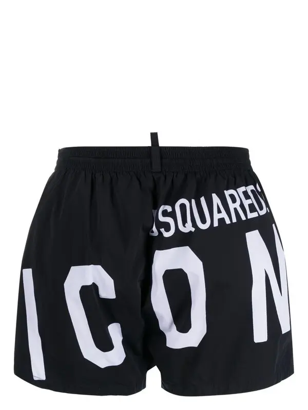 Dsquared2 Icon Logo-print Swim Shorts