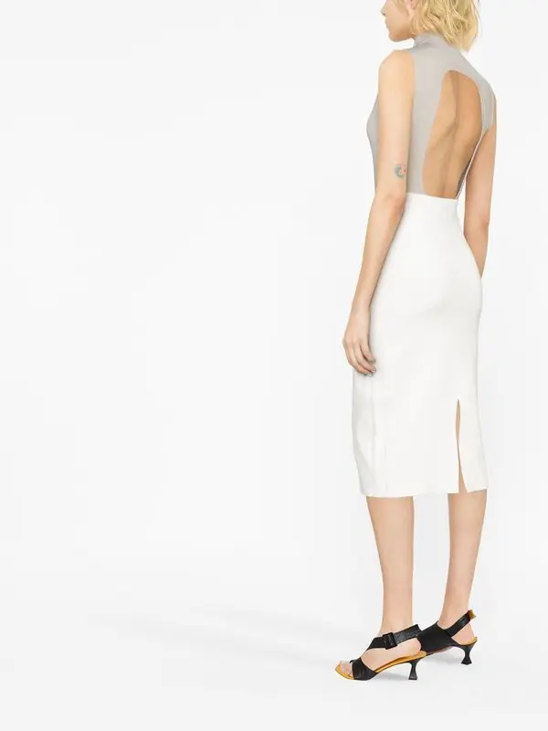 Victoria Beckham Vb Body Midi Pencil Skirt
