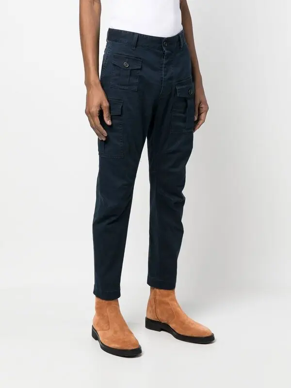 Dsquared2 Slim-cut Cargo Trousers - Blue