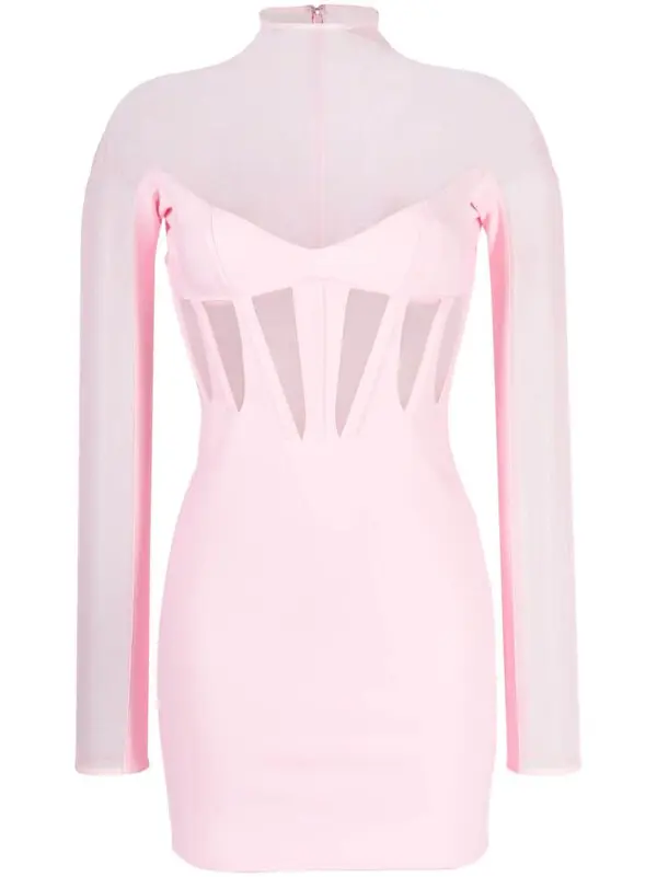 MUGLER Corset Illusion Minidress
