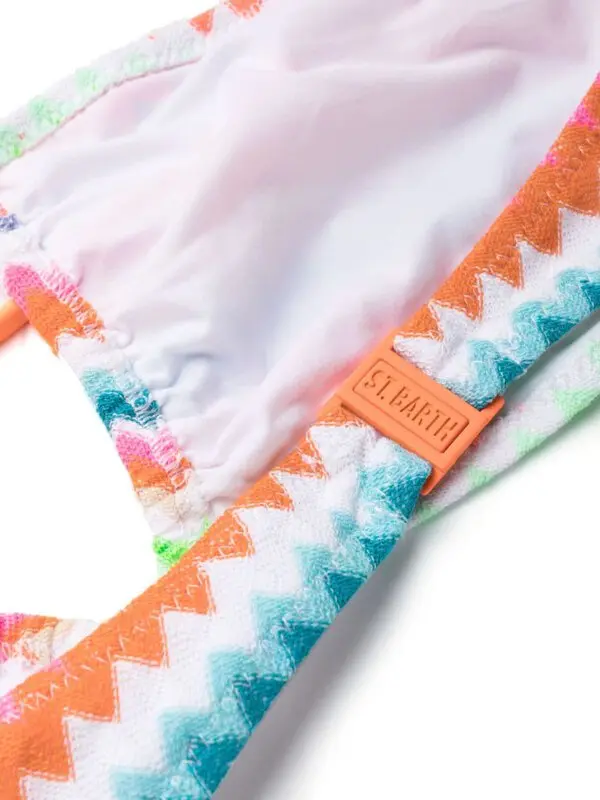 MC2 SAINT BARTH Zigzag-print Bikini Set