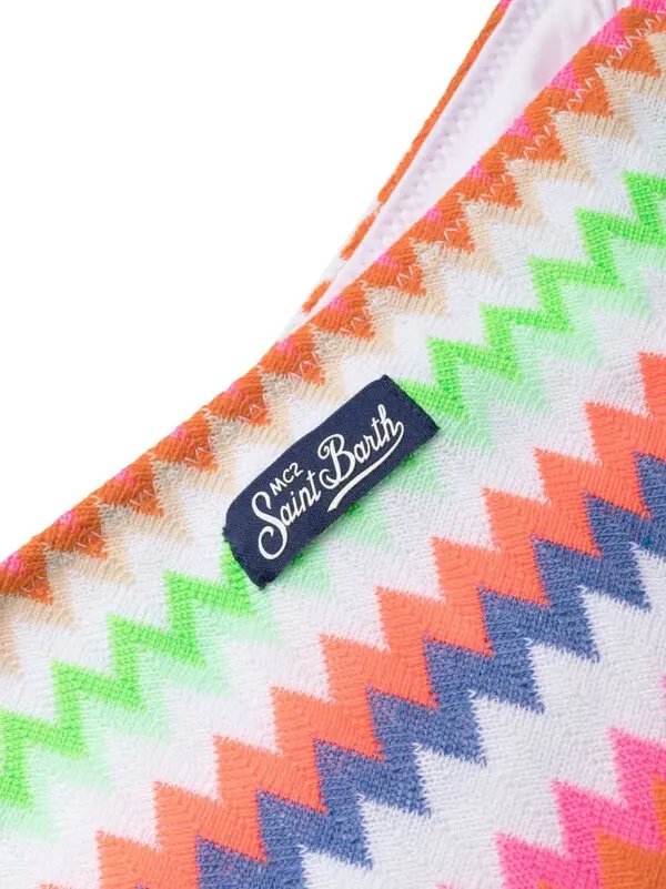 MC2 SAINT BARTH Zigzag-print Bikini Set