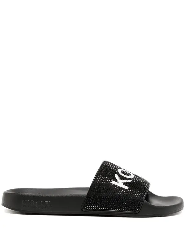Michael Kors Gilmore Rhinestone-embellished Slides