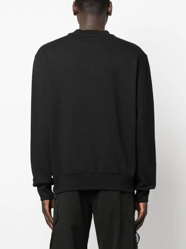 Versace Logo-print Cotton Sweatshirt