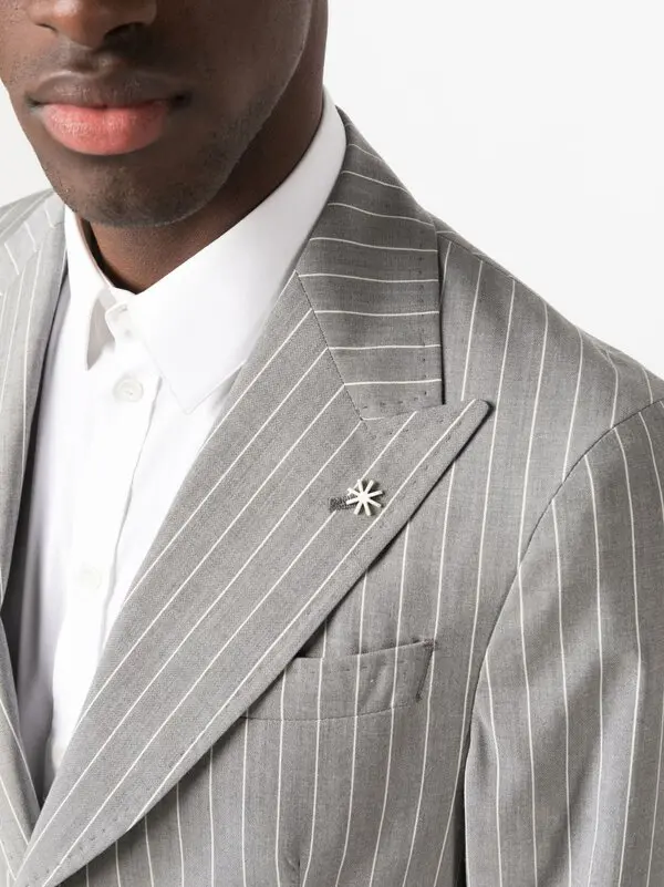 MANUEL RITZ Pinstripe-pattern Single-breasted Suit