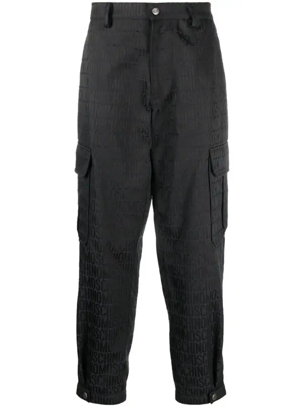 Moschino Print Cargo Trousers