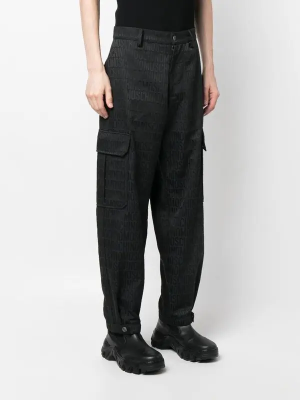Moschino Print Cargo Trousers