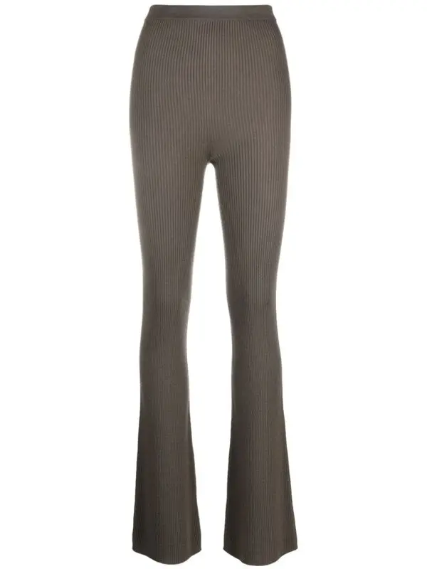 Rick Owens Ribbed Flared Trousers