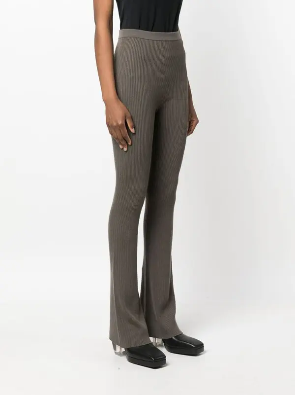 Rick Owens Ribbed Flared Trousers