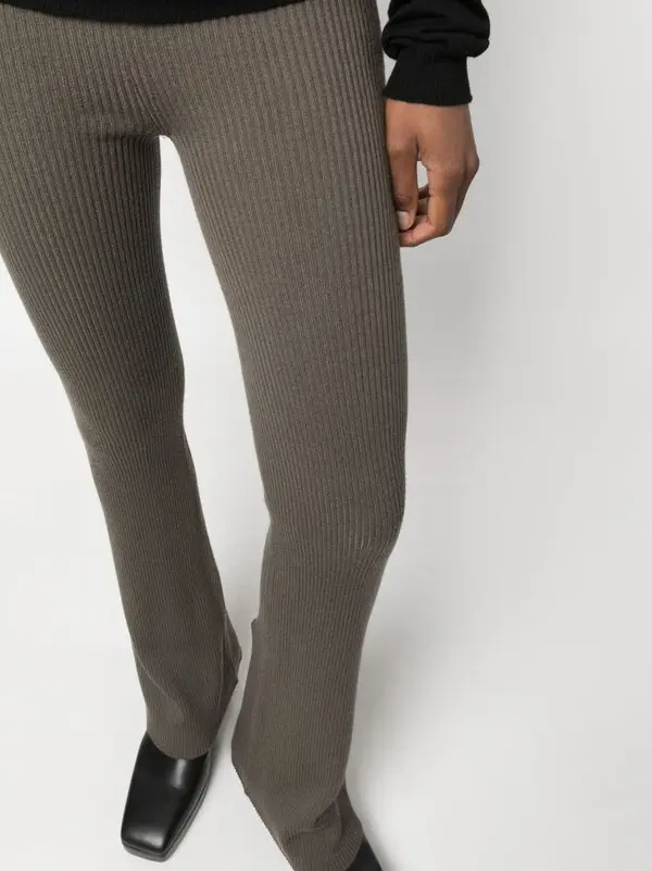 Rick Owens Ribbed Flared Trousers