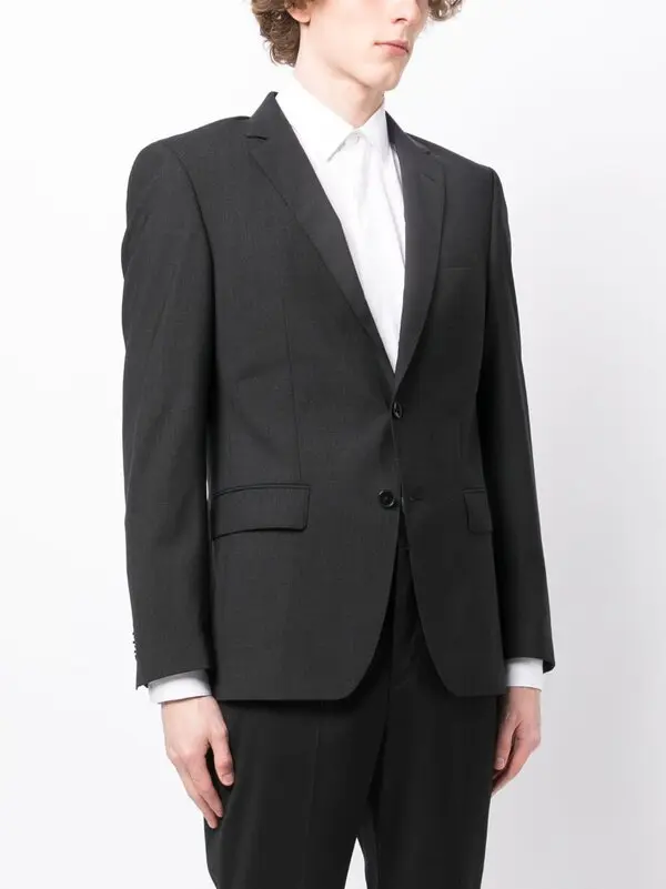 BOSS Single-breasted Stretch-wool Blazer