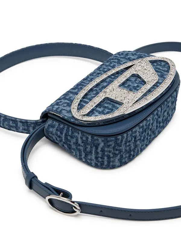 Diesel® 1dr Denim Shoulder Bag - Blue | Editorialist