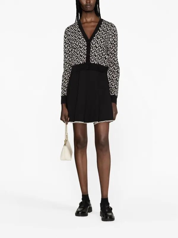Pinko Logo-jacquard Cardigan