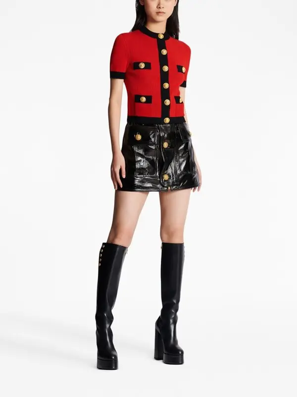 Balmain Cropped Cardigan