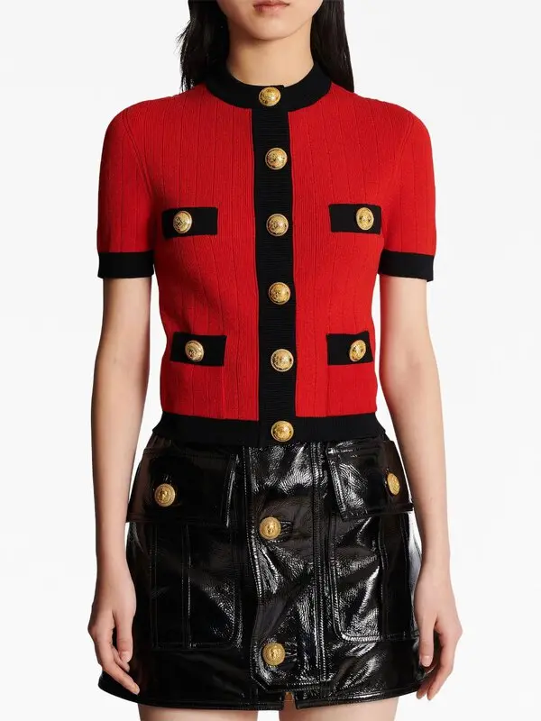 Balmain Cropped Cardigan