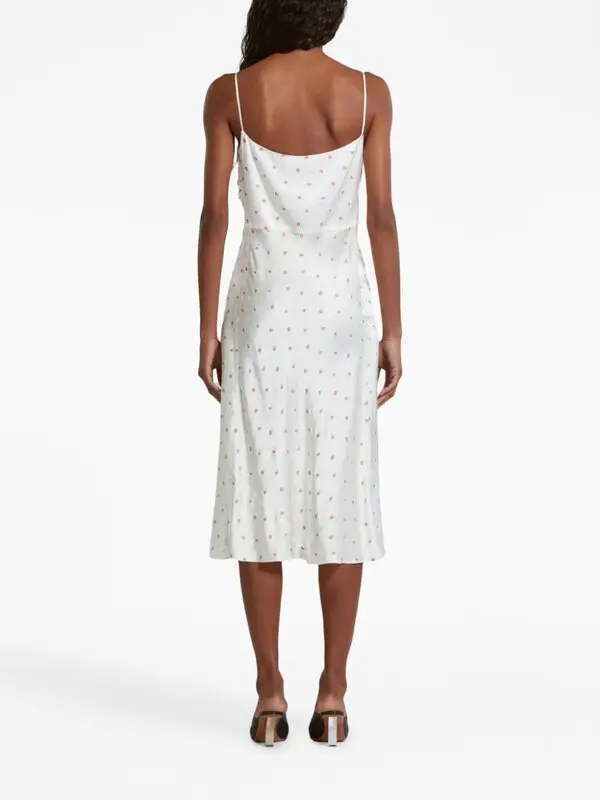 Marni Rose-jacquard Slip Dress