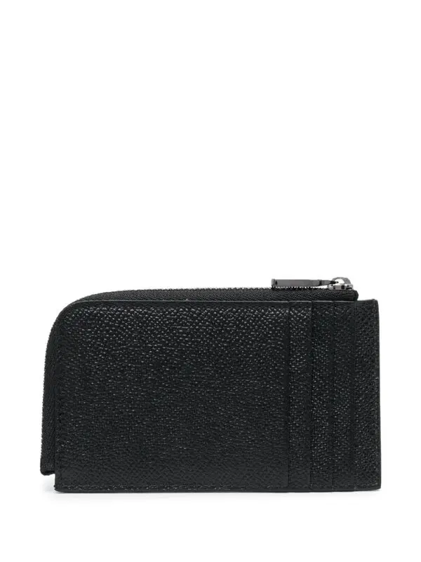 Dolce & Gabbana Logo-plaque Zipped Leather Wallet