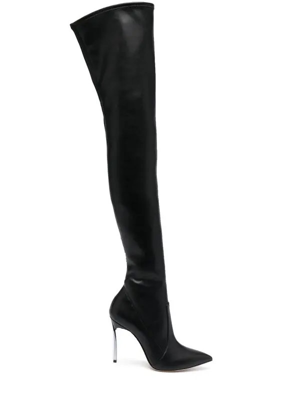 Casadei Blade 100mm Thigh-high Boots