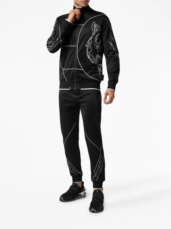 PLEIN SPORT Graphic-print Track Jacket