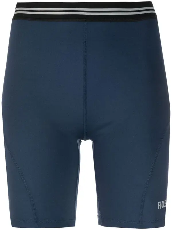 Rossignol Logo-print Biker Shorts - Blue