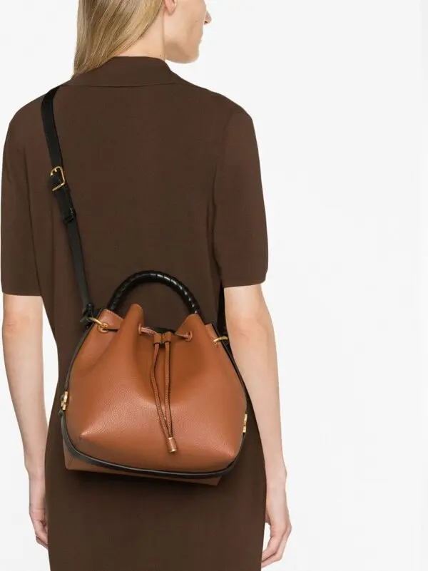 Chloé Marcie Leather Bucket Bag