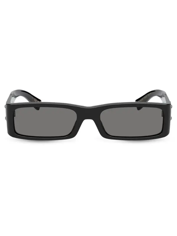 Dolce & Gabbana Re-edition Rectangle-frame Sunglasses - Black