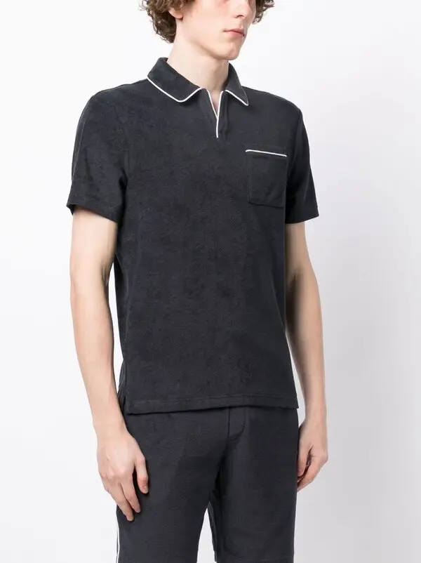 Michael Kors Johnny Terry-cloth Polo Shirt