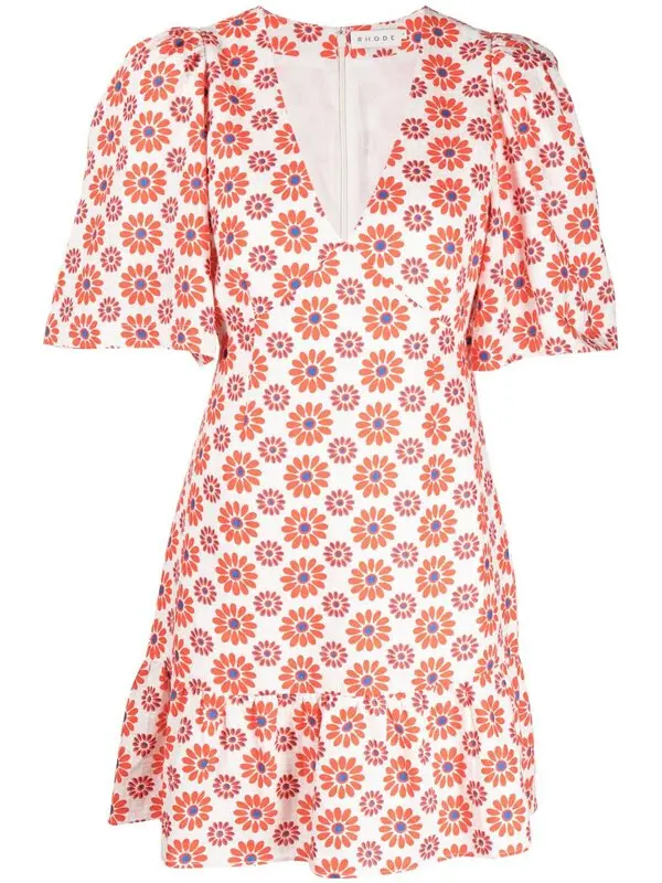 Rhode Mariana Floral-print Dress