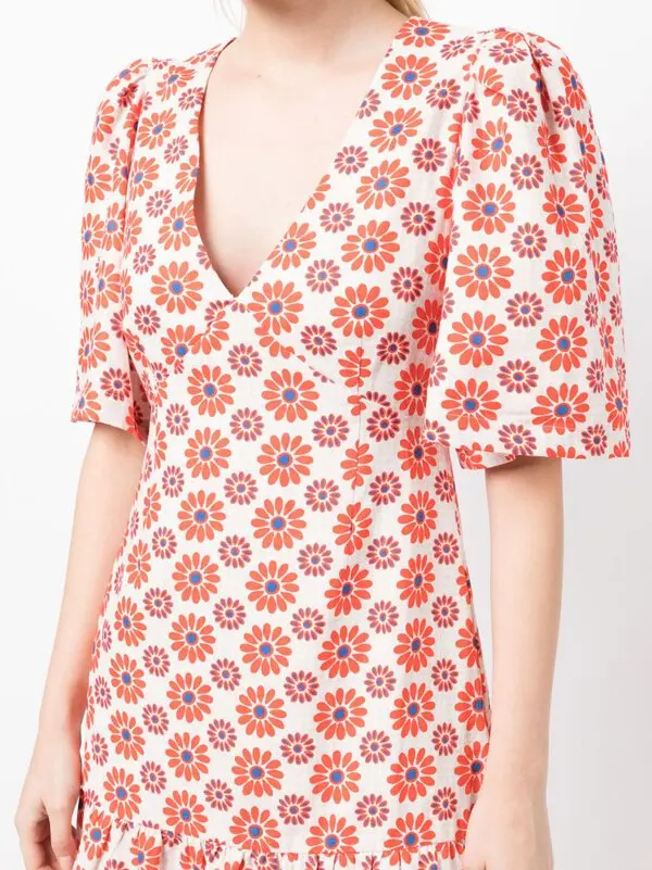 Rhode Mariana Floral-print Dress