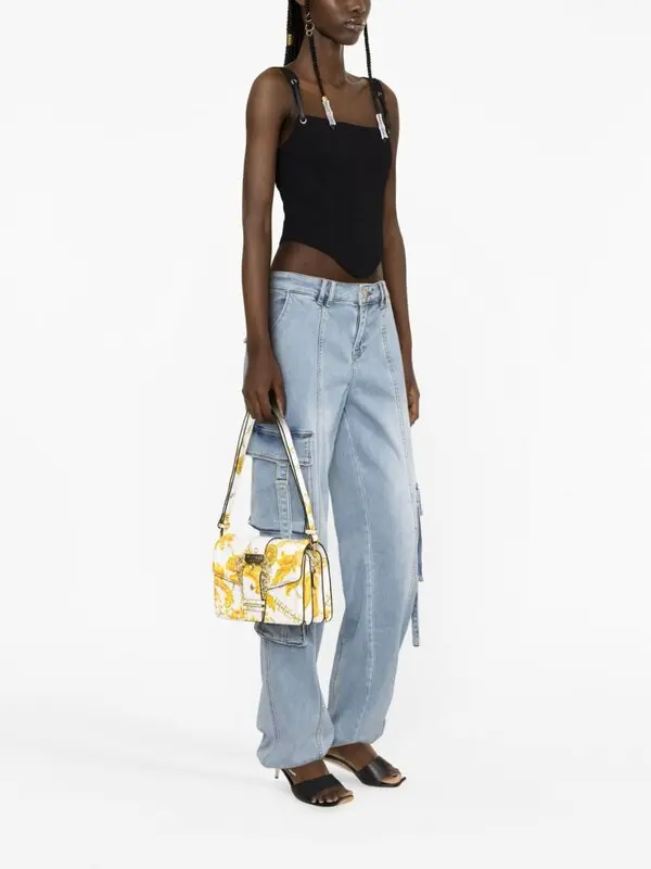 Versace Baroque Print Satchel Bag