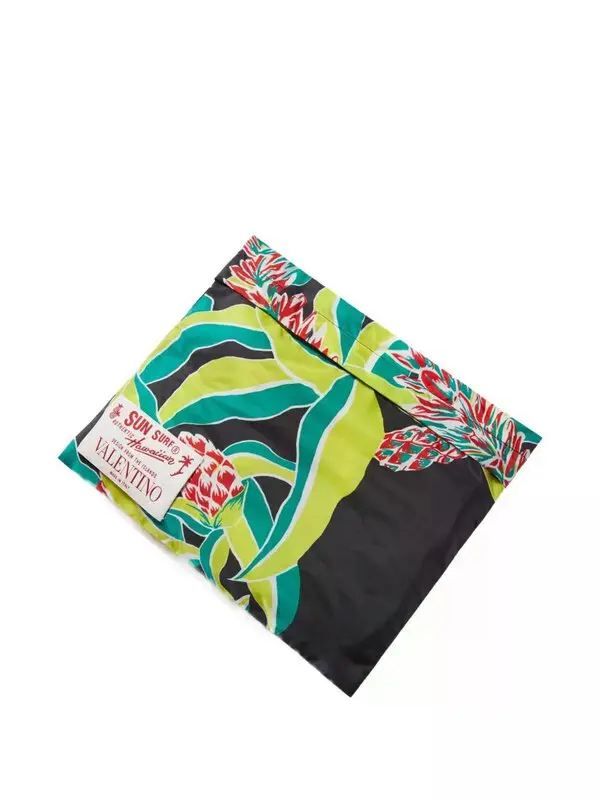 Valentino Garavani Volcano-print Swim Shorts