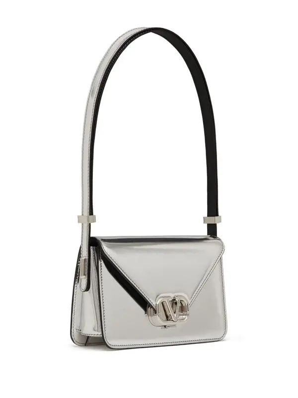 Valentino Garavani Mirrored Shoulder Bag - Silver
