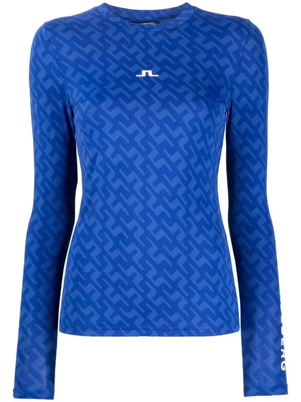 J. Lindeberg Logo-print Compression Top