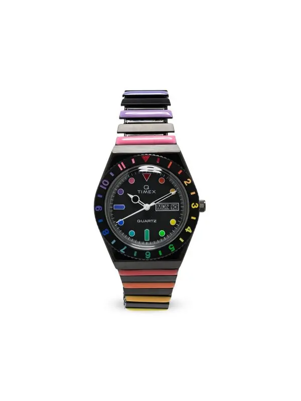 TIMEX Q Rainbow 36mm Watch - Black