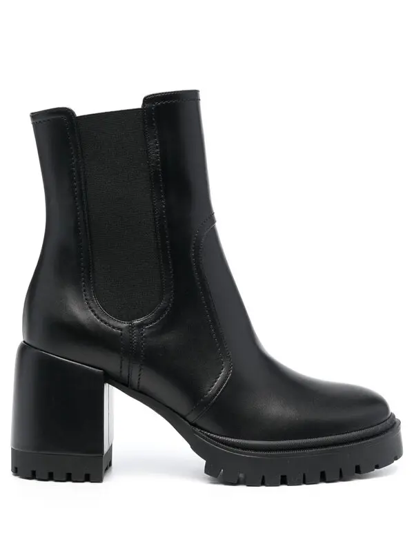 Casadei Nancy 75mm Leather Boots