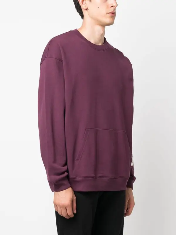 Moschino Logo-patch Organic Cotton Sweatshirt