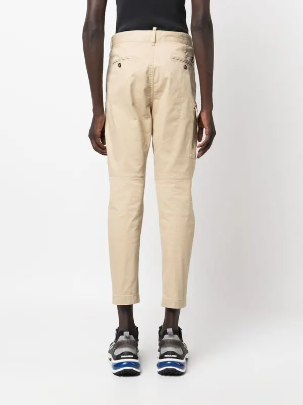 Dsquared2 Tapered Cargo Trousers - Neutrals