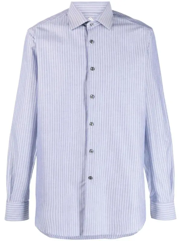 Pal Zileri Pinstripe Cotton Shirt