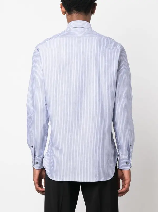 Pal Zileri Pinstripe Cotton Shirt