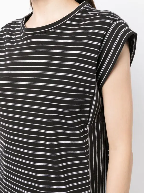 Rag & Bone Stripe-print Organic-cotton Dress