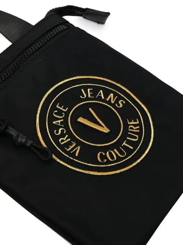 Versace Logo-patch Messenger Bag