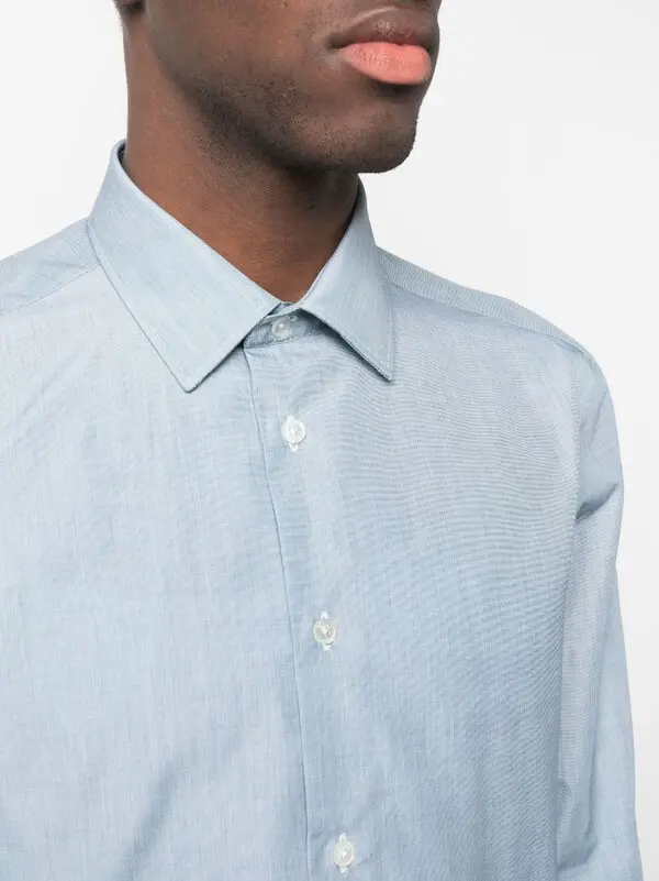Paul Smith Long-sleeved Cotton Shirt